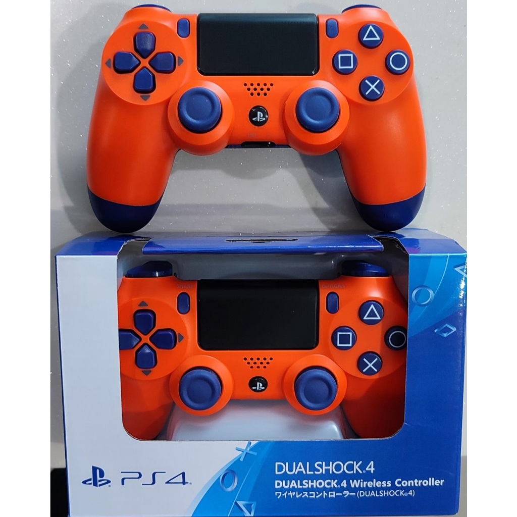 มาใหม่* จอยps4 จอยเกมส์ PS4 จอยเกม PC สีส้ม Sunset Orange | Shopee Thailand