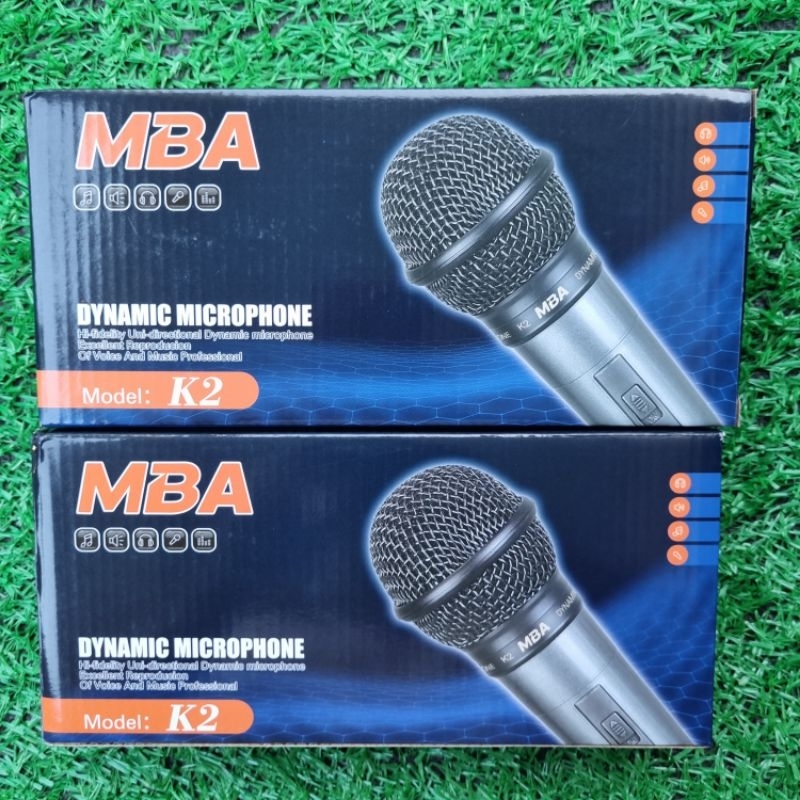 ไมโครโฟน Microphone MBA Model : K2 พร้อมสาย Microphone มีของใหม่พร้อม ...