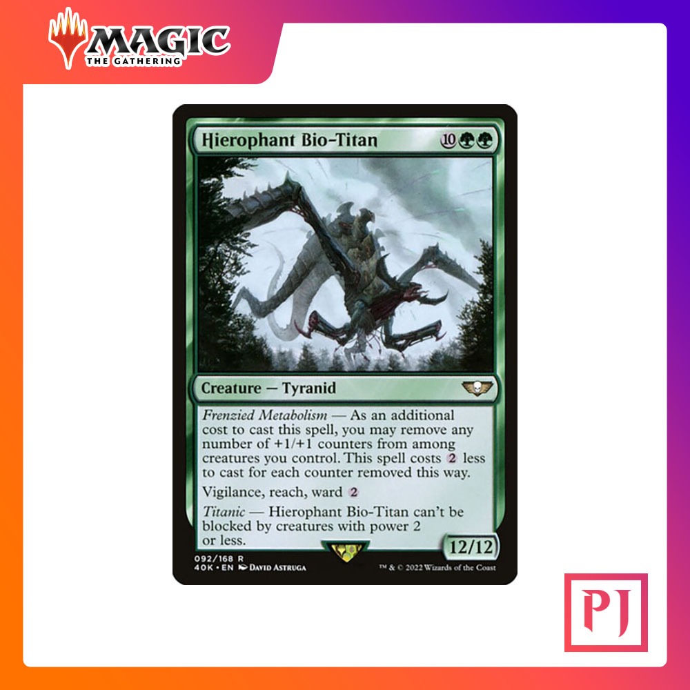 [MTG] Hierophant Bio-Titan - Warhammer [40K] [GREEN] [RARE] [NORMAL ...