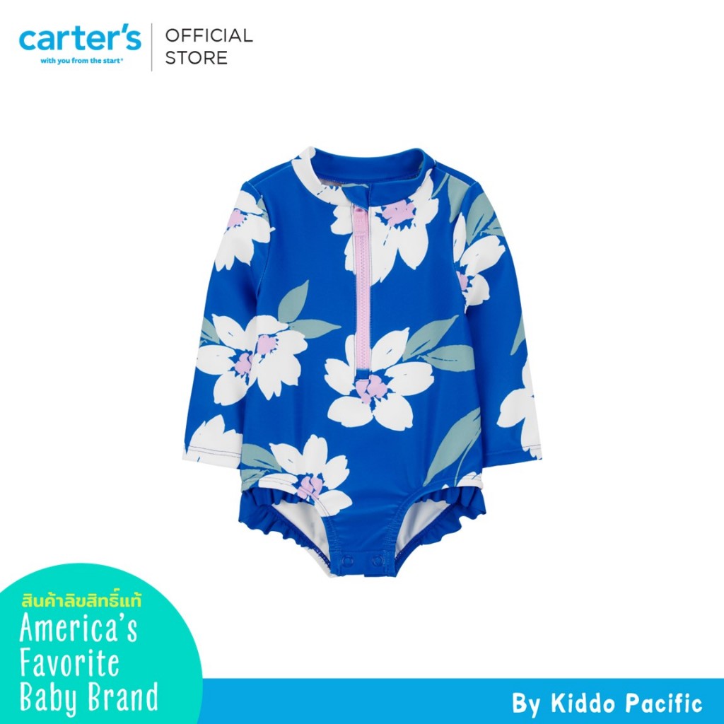 CARTER IG SWIM RG 1PC BLUE FLORAL SP RG 1PC L12 คาร์เตอร์ชุดว่ายน้ำ ลาย ...
