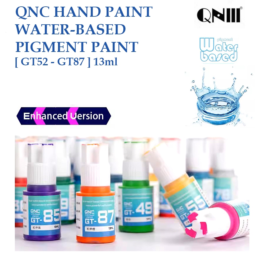 QNC GT52-GT87 HAND PAINT WATER BASED PIGMENT PAINT MODEL KIT HOBBY DIY ...