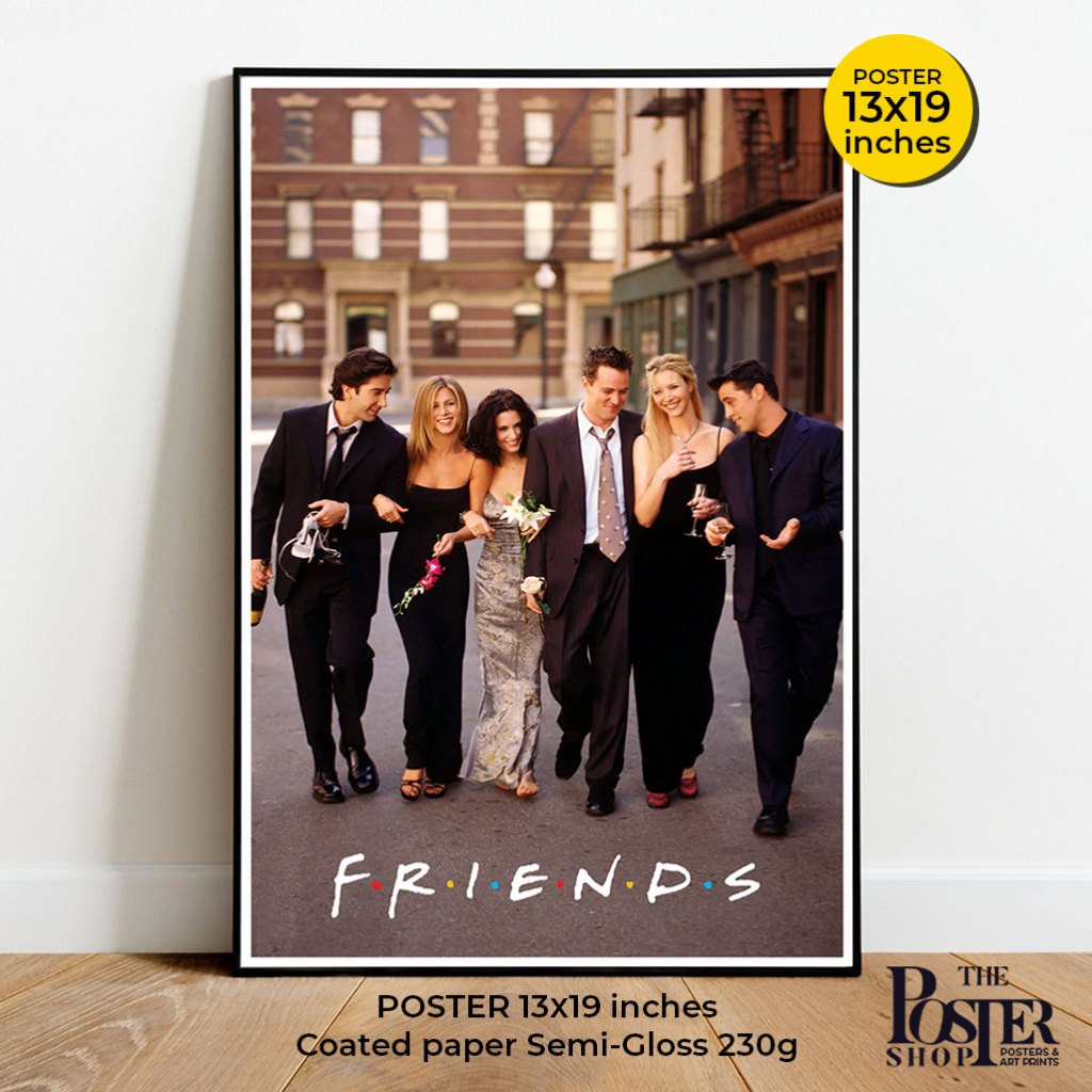 Friends Poster ซิทคอมระดับตำนานของอเมริกา ภาพขนาด 13x19 นิ้ว | Shopee ...