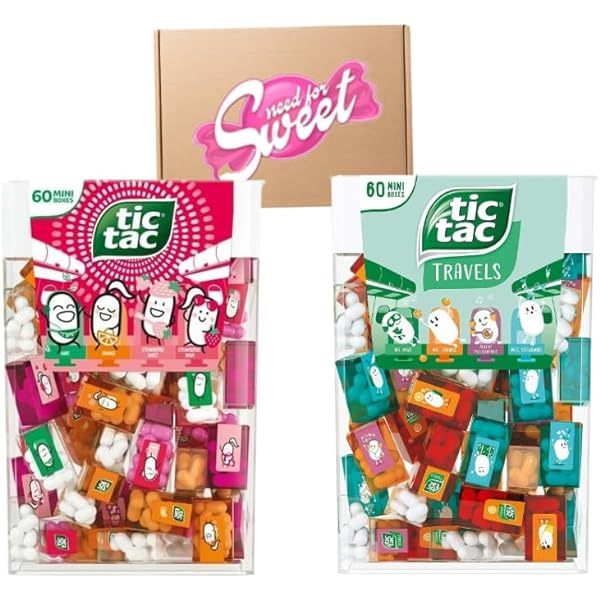 TIC TAC Box with 60 Mini Boxes ลูกอมรสมิ้นท์ มี 60 กระปุกเล็ก 234g (3.9 x 60) (วันหมดอายุใน ...