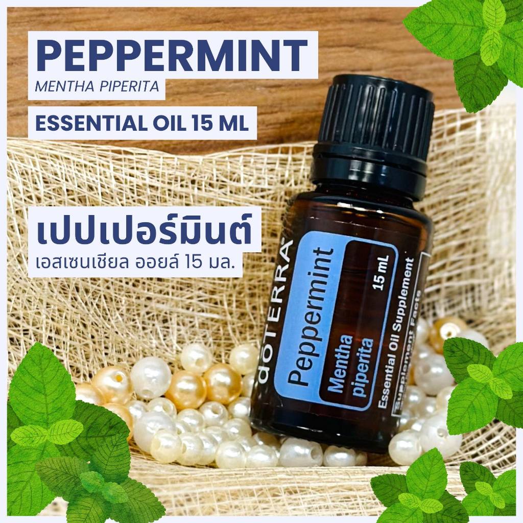 Doterra Essential Oils Peppermint น้ำมันหอมระเหย โดเทอร์ร่า เปปเปอร์ ...
