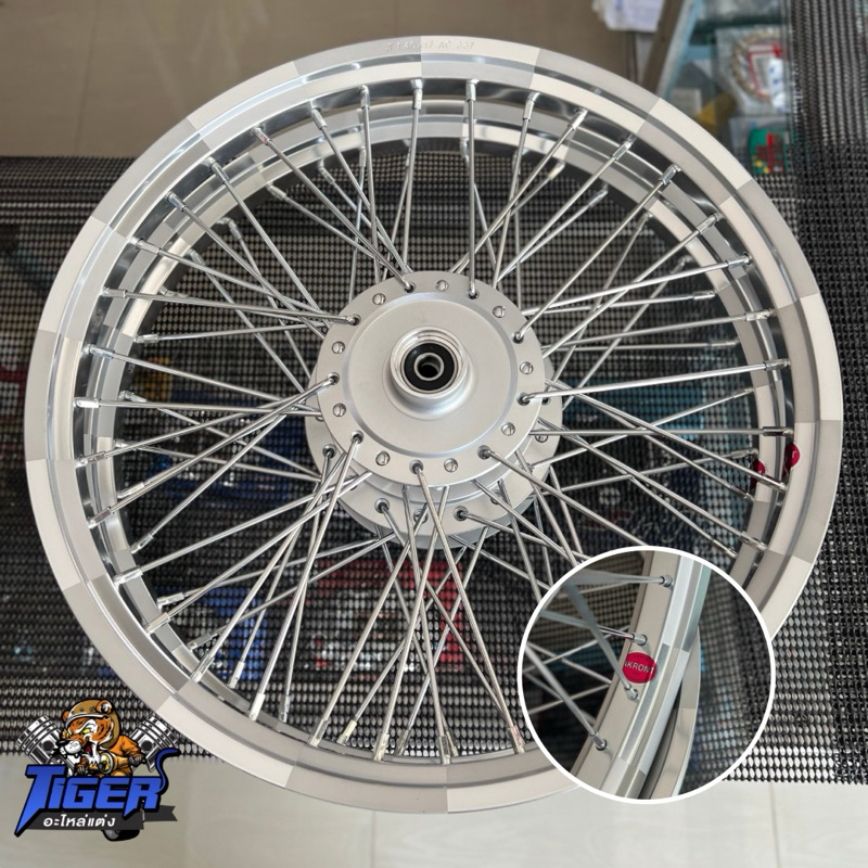 ชุดล้อลายหมากรุกวงล้ออาก้อน(AKRONT)ทรงเองงานสติ๊กเกอร์ไม่มีตอกลายหมาก ...