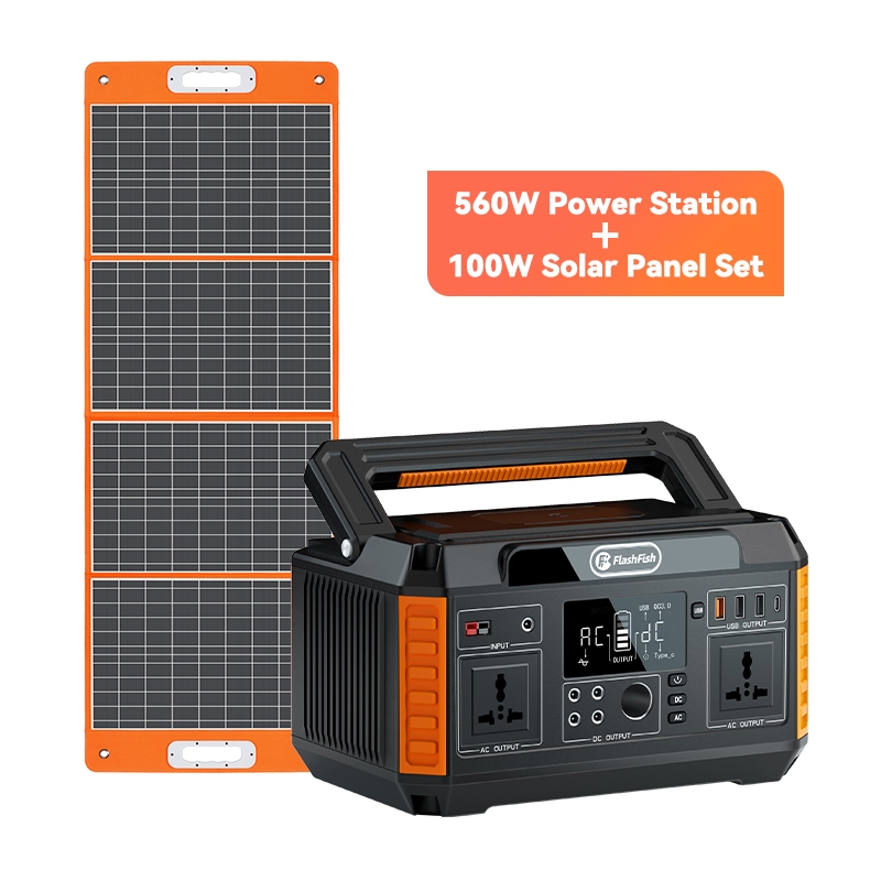 Flashfish Power box กล่อง 560W/520Wh Portable Power Station แคมป์ปิ้ง ...