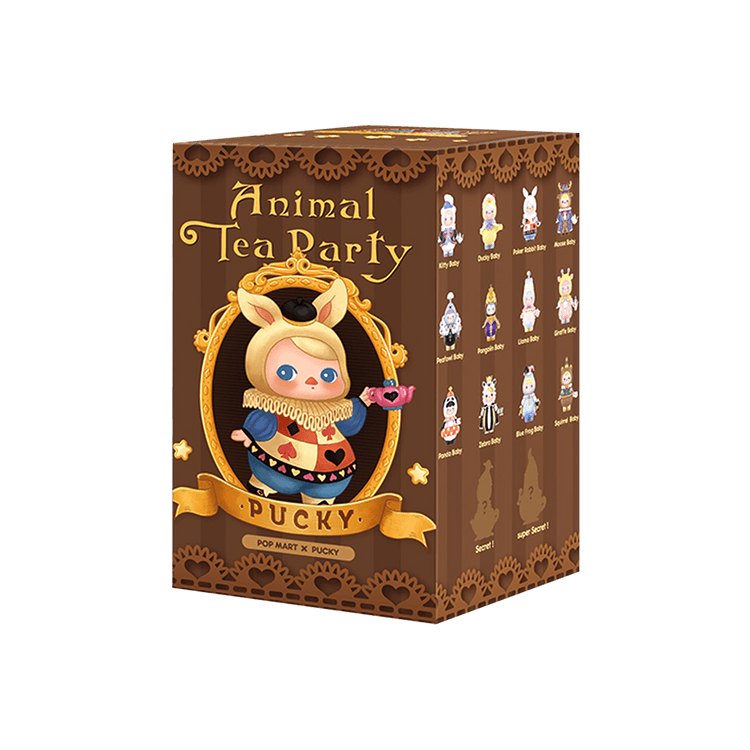 Live 20.00 ** Pucky Animal Tea Party [พร้อมสุ่ม] กล่องสุ่ม POP MART ...