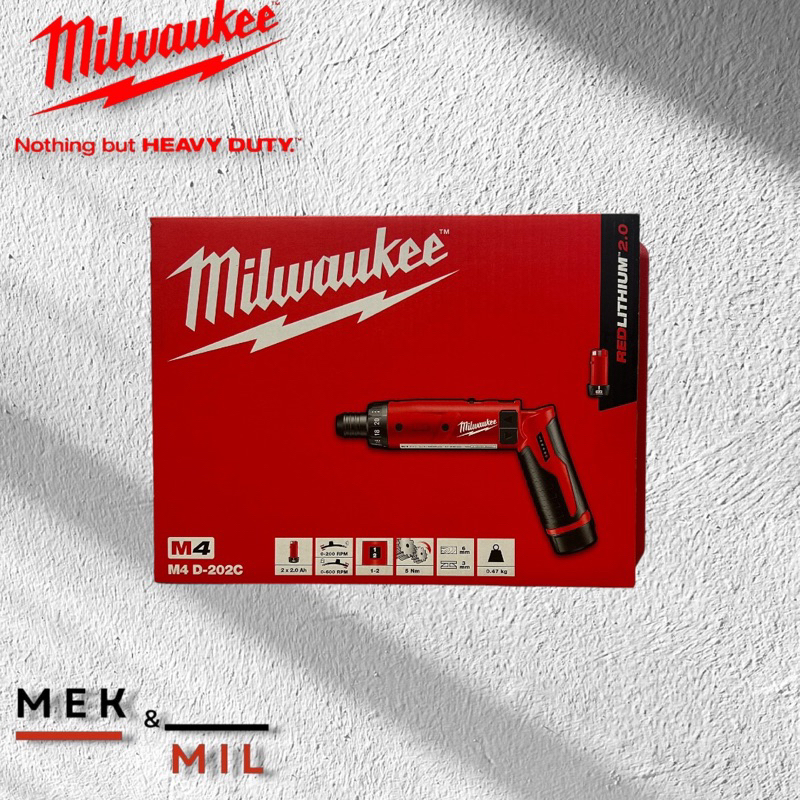 ใขควงไร้สายMilwaukee M4D-202C | Shopee Thailand