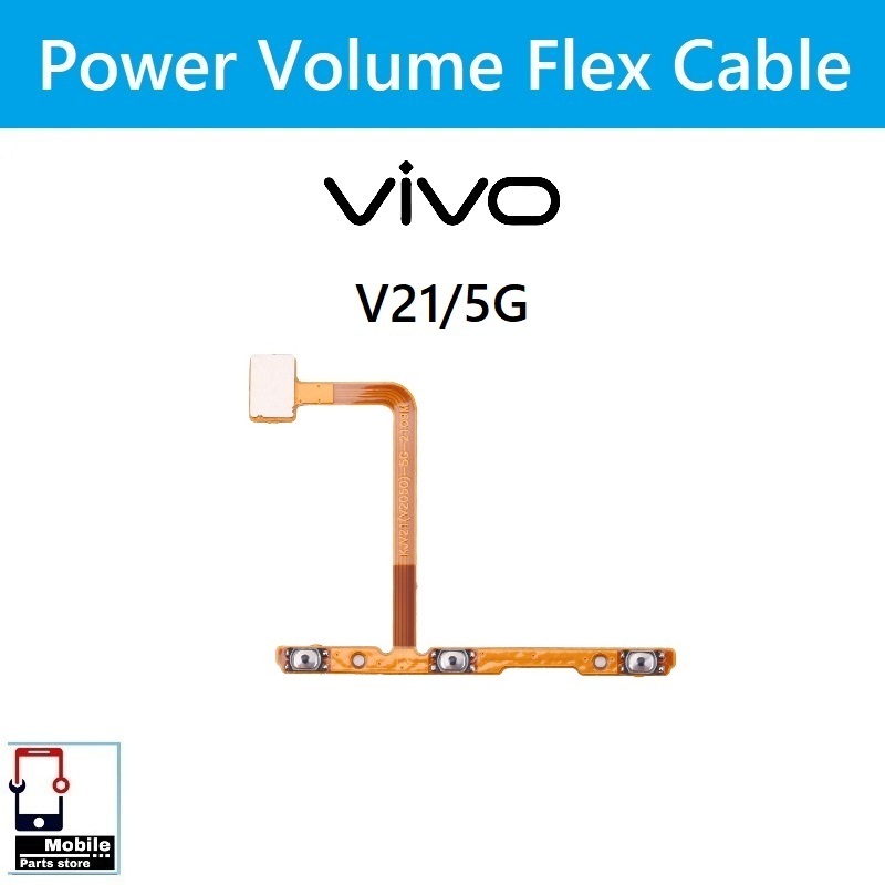 แพรสวิตช์Vivo V21/5G แพรpower แพรปิดเปิดSwitch flex cable volume button ...