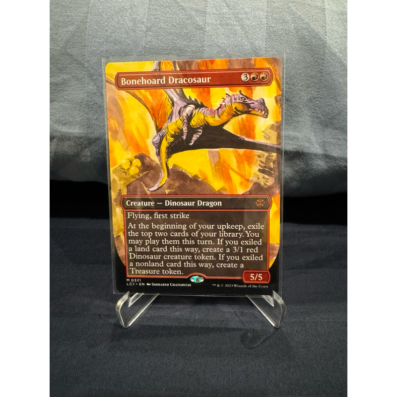 MTG The Lost Caverns of Ixalan Variants: Bonehoard Dracosaur (0321 ...