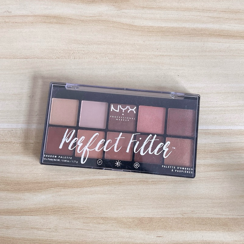 NYX Perfect Filter Shadow Palette สี Golden Hour ตี98% ใช้น้อย (ราคา ...