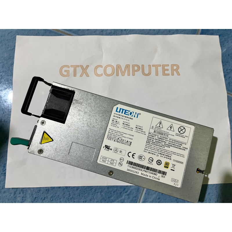 Psu Server Liteon 1100W 80+GOLD ตัวเปล่า ไม่ได้จั้มสตาร์ | Shopee Thailand