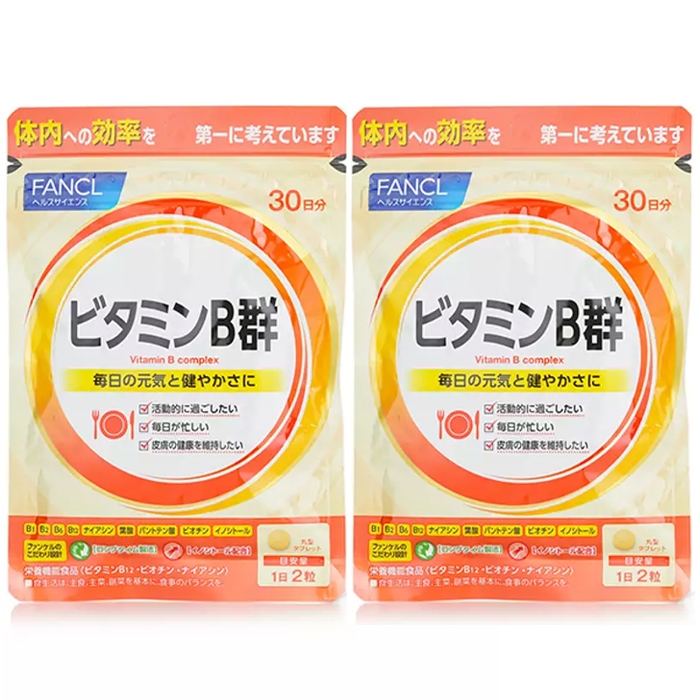 FANCL Natural Vitamin B Complex (60 capsules/30 days) x2 [New Packaging ...