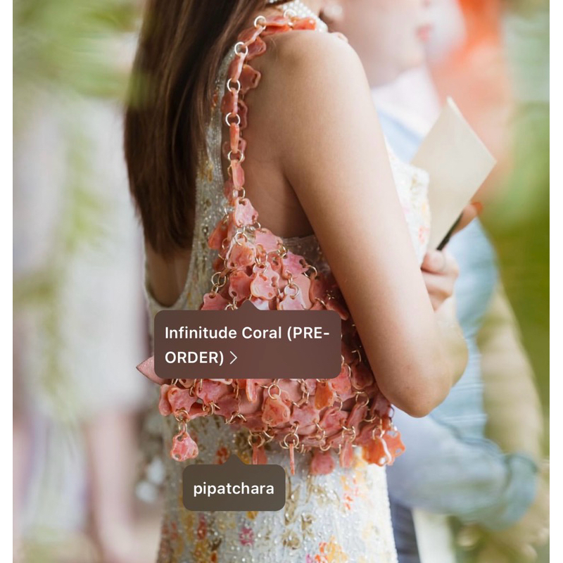 กระเป๋า pipatchara infinite coral แท้ 10000% ของใหม่ พร้อมส่ง | Shopee ...