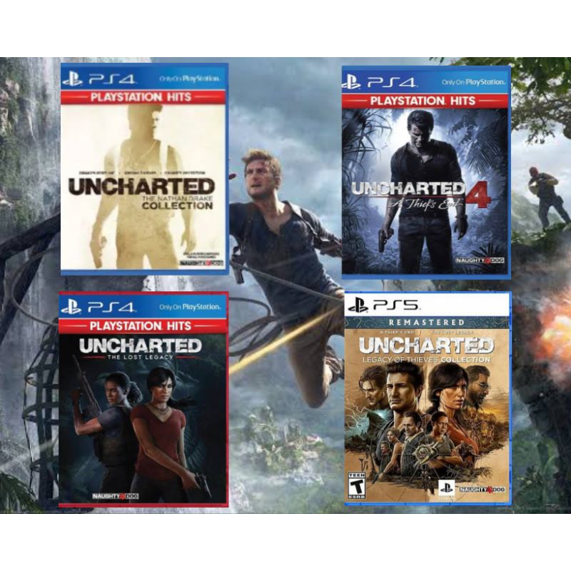 แผ่นเกมส์ UNCHARTED [PS4] [PS5] PLAYSTATION | Shopee Thailand