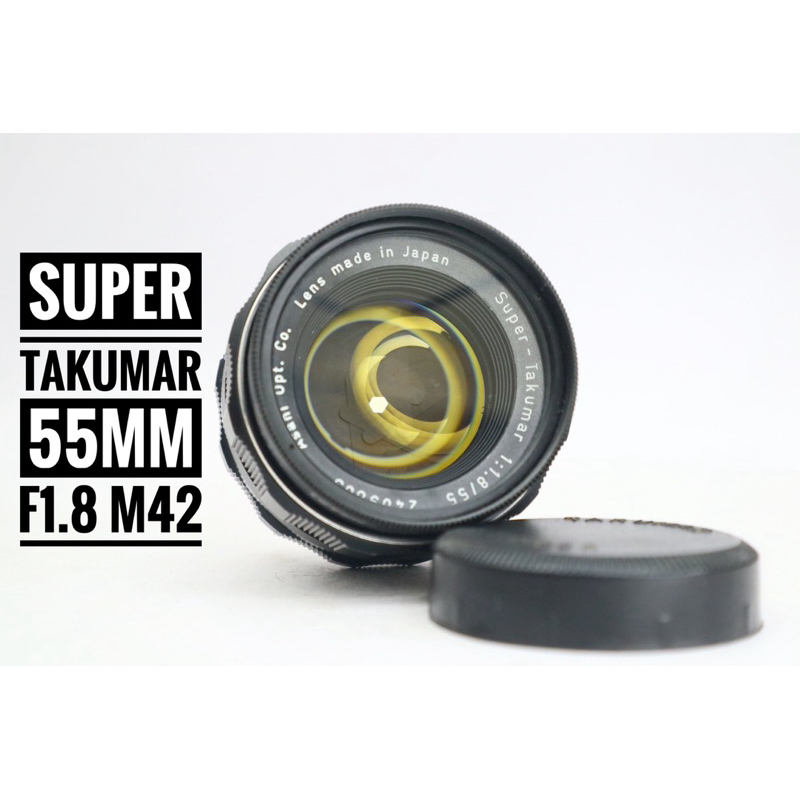 เลนส์มือหมุน super takumar 55mm f1.8 m42 | Shopee Thailand