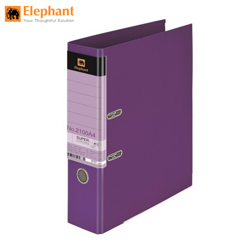 แฟ้มสันกว้าง ตราช้าง ขนาด 3 นิ้ว รุ่น 2100F (สีม่วง) | Shopee Thailand