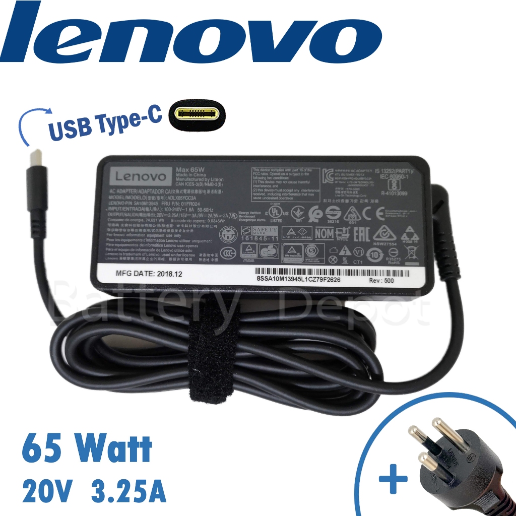 Lenovo Adapter Thinkpad L490 T480 T490 X280, Thinkpad x13 / Yoga 920 ...