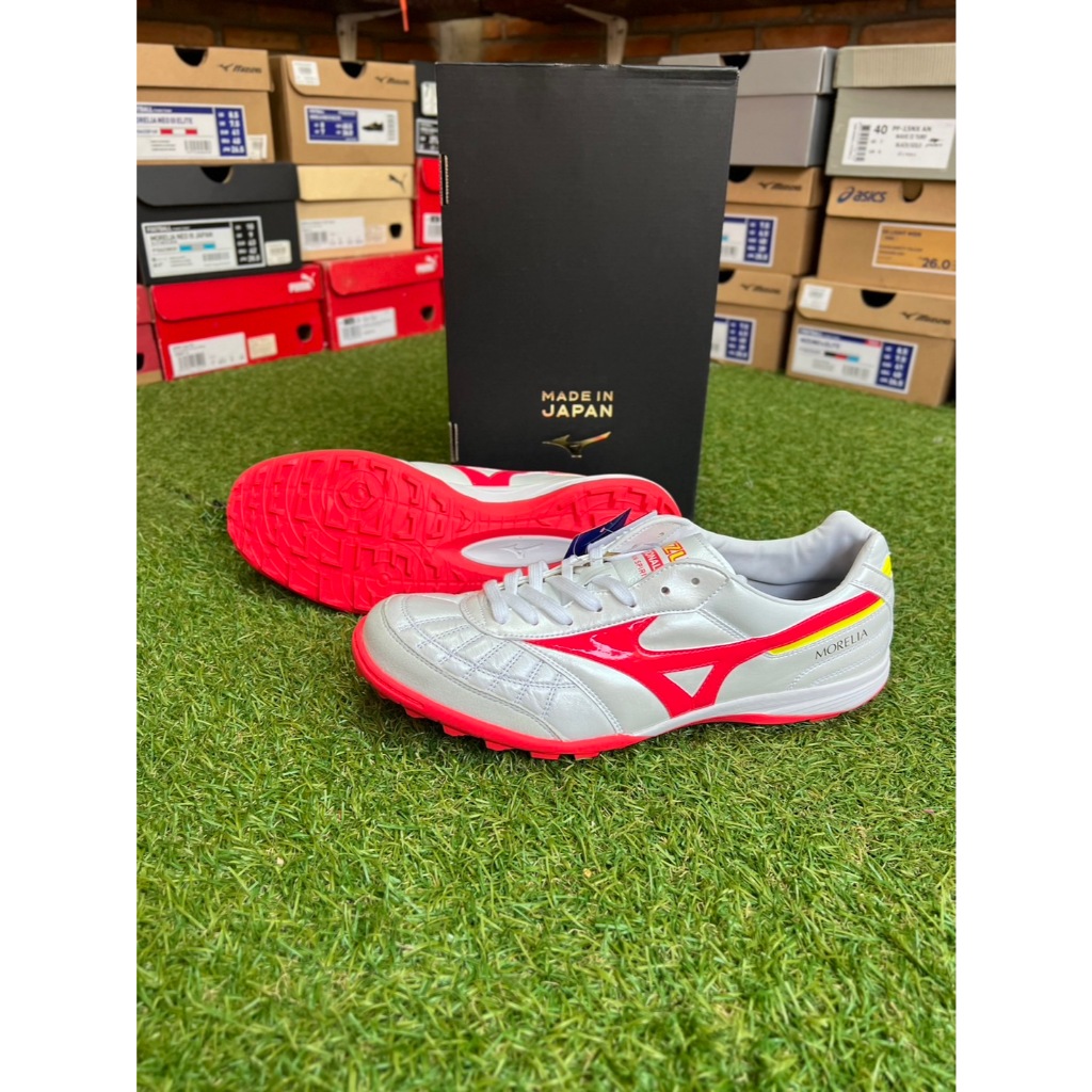 Mizuno JAPAN Morelia Sala Japan TF รองเท้าฟุตบอล 100 ปุ่ม หญ้าเทียม จาก ...