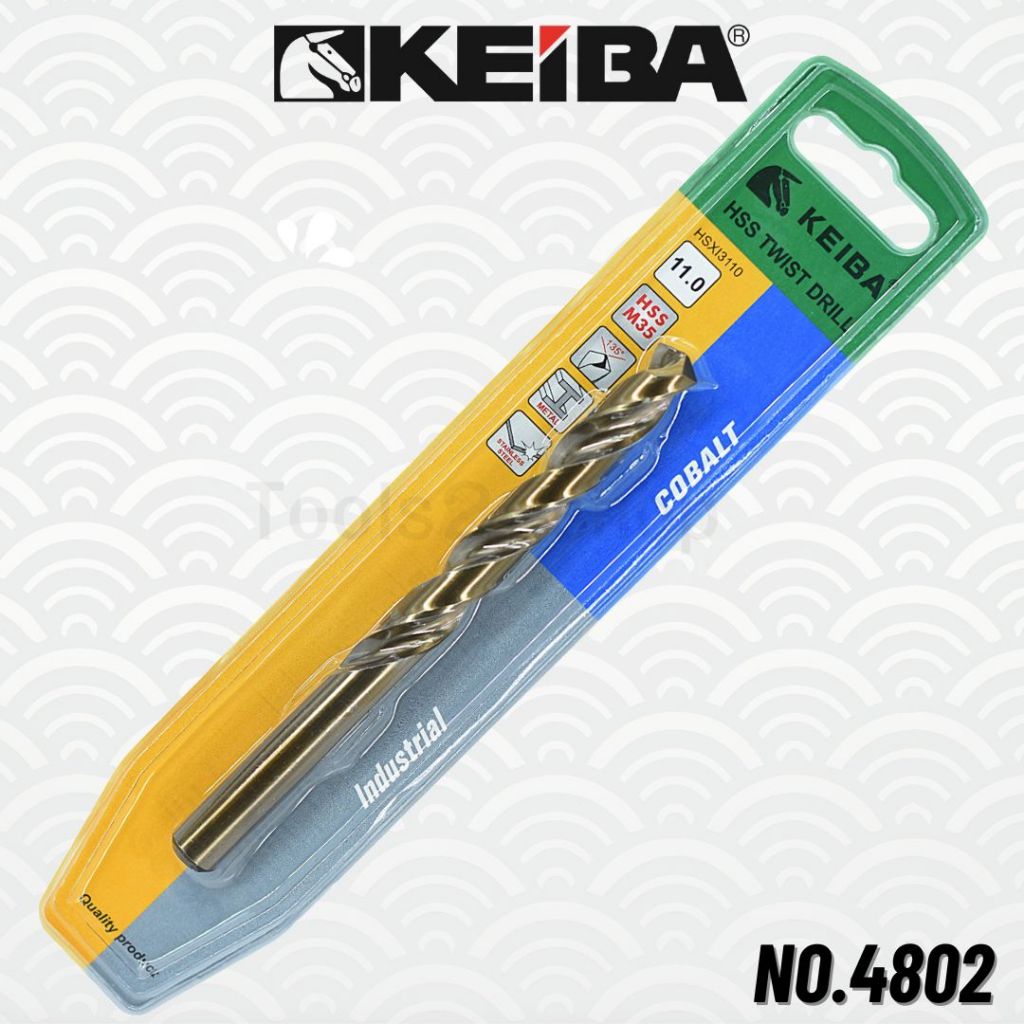 KEIBA ดอกสว่านเจาะเหล็ก HSCO โคโบลท รุ่นลับปาก ขนาด 3.0 mm. - 7.5 mm. | Shopee Thailand