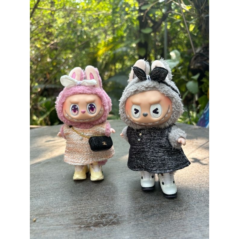 Labubu / upset duck พร้อมส่ง สไตล์ลูกคุณหนู งานตัดช่างไทยไม่ต้องรอพรีออ ...