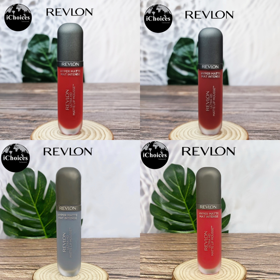 [Revlon] Ultra HD Matte Lip Mousse, Hyper Matte Finish 5.9 ml เรฟลอน ...
