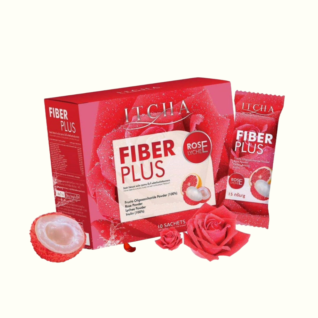 ITCHA Fiber Plus อิชช่าไฟเบอร์พลัส อาหารเสริม เบนซ์ พรชิตา 1 กล่อง 10 ...
