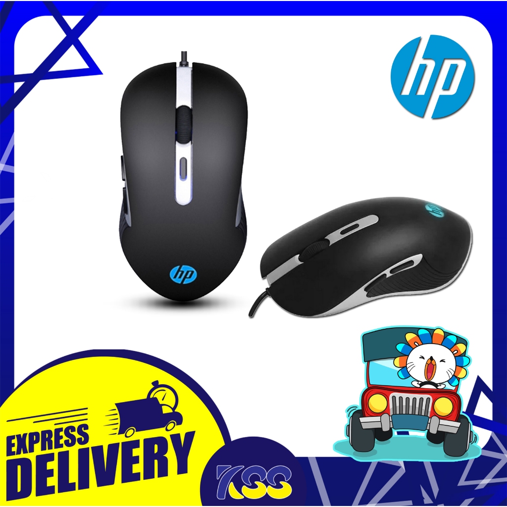 เมาส์สำหรับเล่นเกมส์ HP Usb Optical Gaming Mouse LED Light effects รุ่น ...