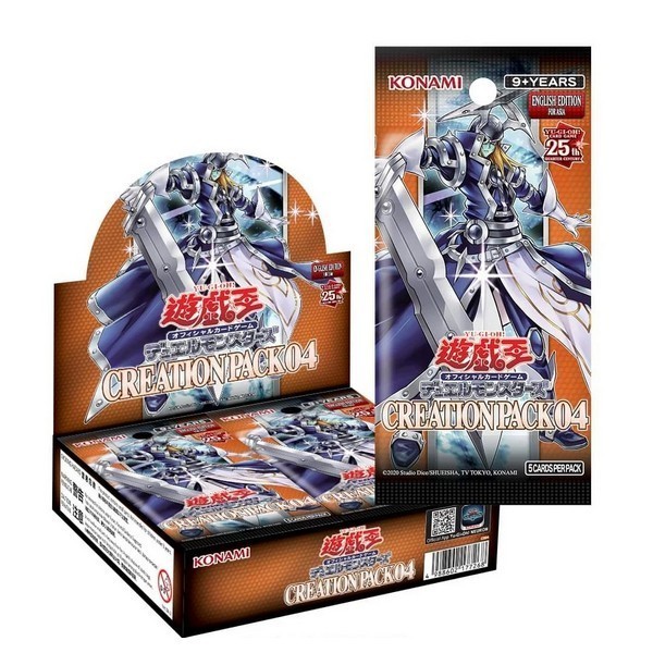 Konami Yu-Gi-Oh! Asia English - Creation Pack 04 (CR04-AE) แบบกล่อง (30 ซอง) 4988602177268 ...