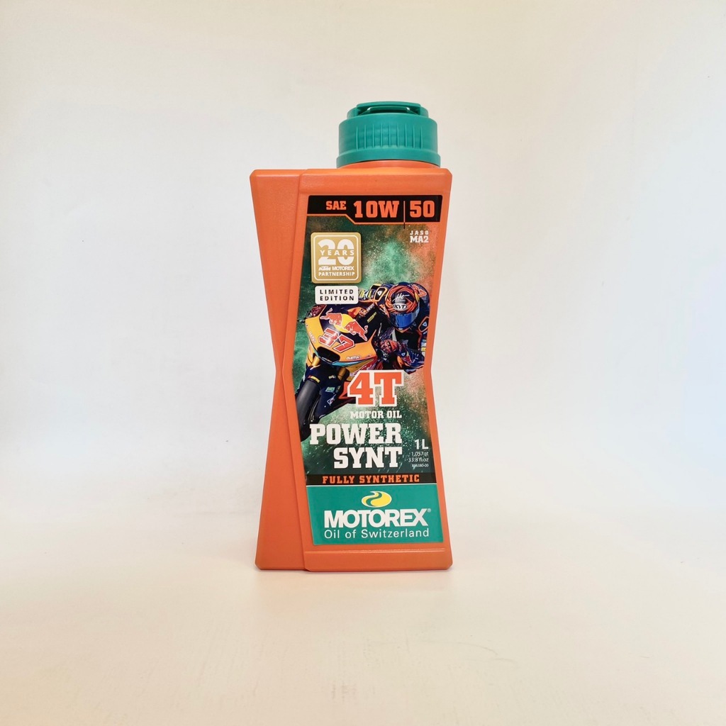 น้ำมันเครื่อง MOTOREX 4T POWER SYNT SAE 10W/50 MA2 | Shopee Thailand