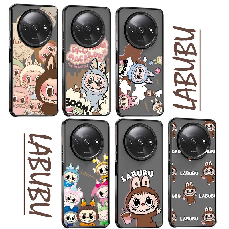 เคส ลายการ์ตูน Labubu สําหรับ Redmi A3 A1 A2Plus Redmi12 4G/5G 12C 13C Note13 Note12 Note11 Pro ...