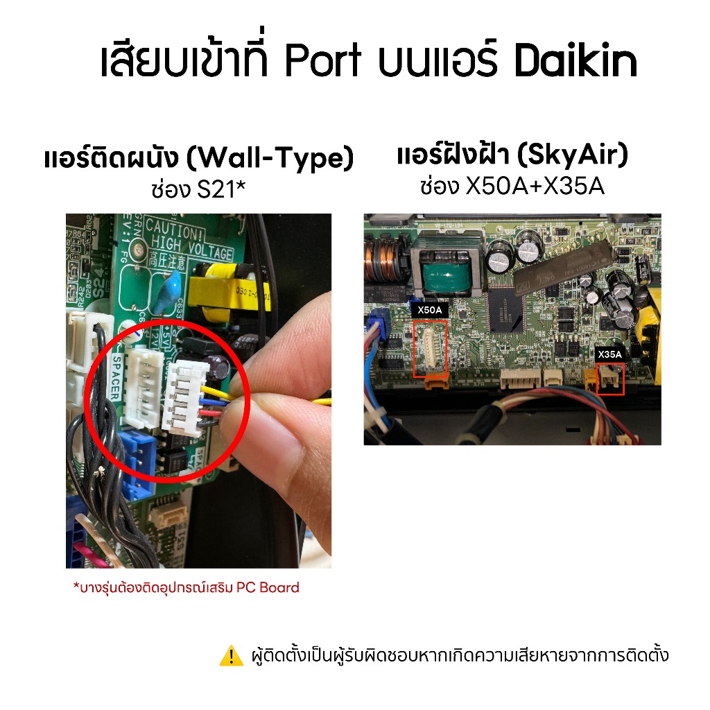 (ใช้กับ Home Assistant) โมดูล Wi-Fi ควบคุมแอร์ WiFiKit Serial สำหรับ Daikin | Shopee Thailand
