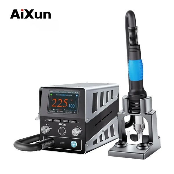 AIXUN H314 1400W Intelligent Hot Air Gun Heating Rework Station for BGA Repair ปืนลมร้อนอัจฉริยะ ...