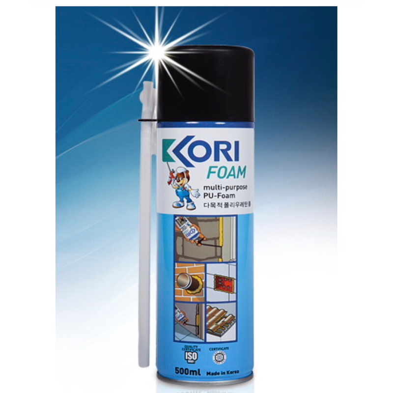 สเปรย์พียูโฟม กระป๋อง kori 500 ml (แบบหลอดฉีด) - Kori Spray Foam ...