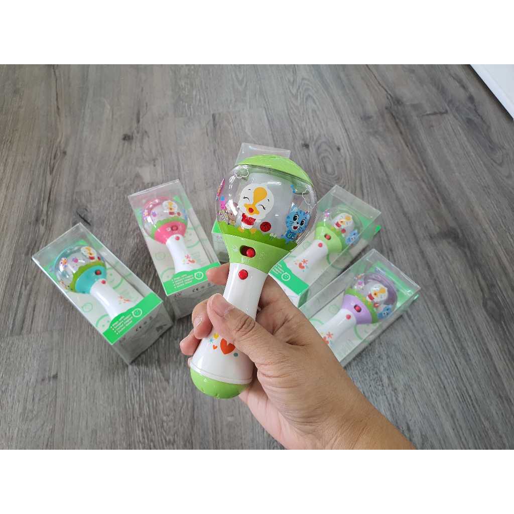 𝐌𝐚𝐠𝐢𝐜 𝐑𝐚𝐭𝐭𝐥𝐞 ตัวเขย่าเสียงดนตรี สีม่วง HOLA | Shopee Thailand