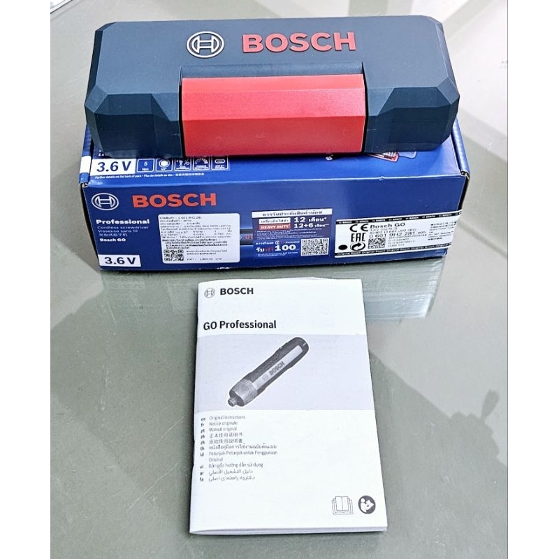 BOSCH GO GEN3 *รุ่น KIT* 3.6V ไขควงไฟฟ้าไร้สาย 06019H2281 | Shopee Thailand