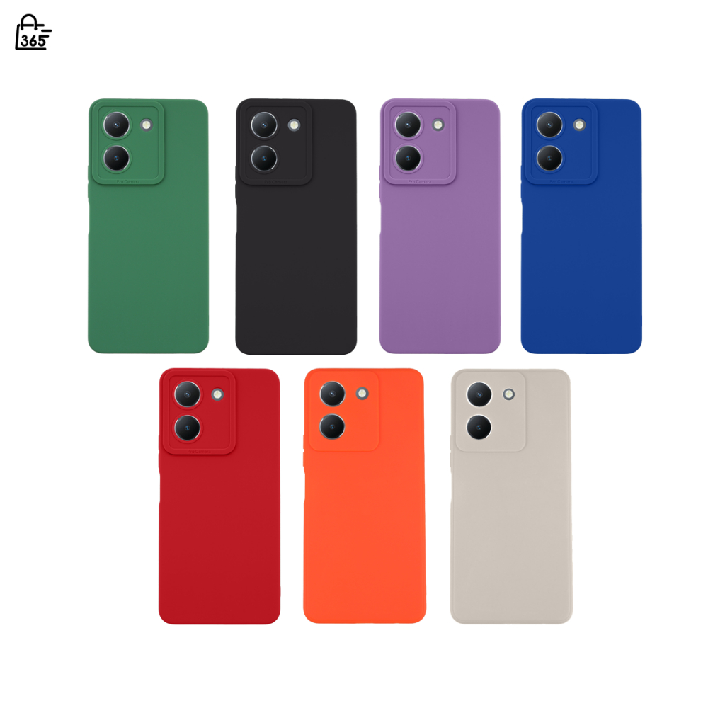 เคส Vivo Y36 Y27s 4G V2247 V2322 เคสซิลิโคนนิ่ม กันกล้อง สีพาสเทล TPU ...