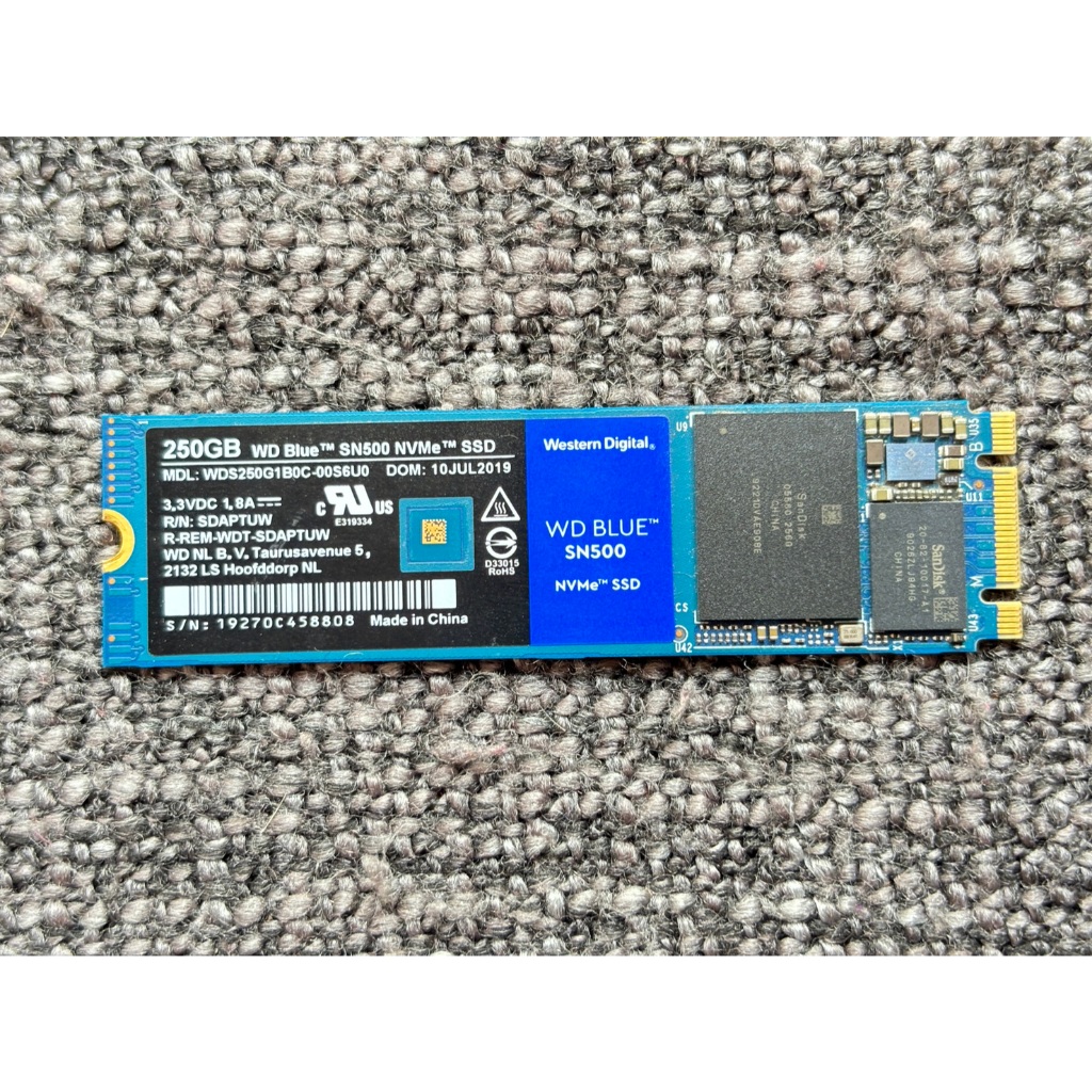 250GB SSD WD BLUE SN500 PCIe/NVMe M.2 2280 มีประกันศูนย์ | Shopee Thailand