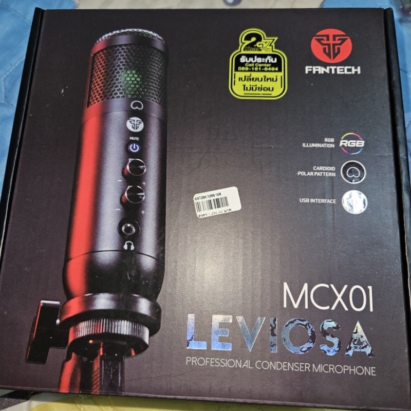 MICROPHONE FANTECH LEVIOSA-MCX01 มือ2 สภาพดี | Shopee Thailand