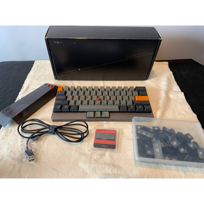 Tex Yoda II cherry clear mechanicle mx clear keyboard คียบอร์ด GMK Tex ...