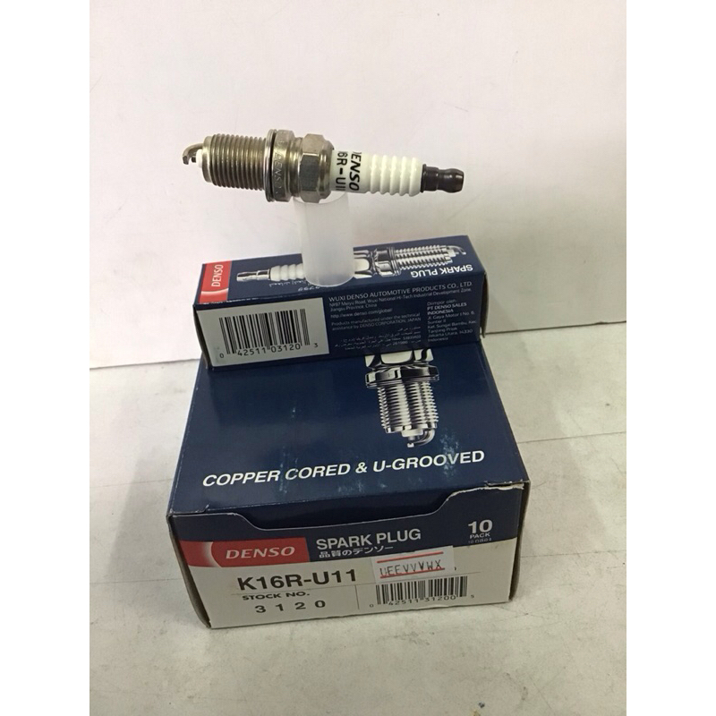 หัวเทียน แท้ DENSO K16R-U11 (ญี่ปุ่น)ราคาต่อหัวละ | Shopee Thailand