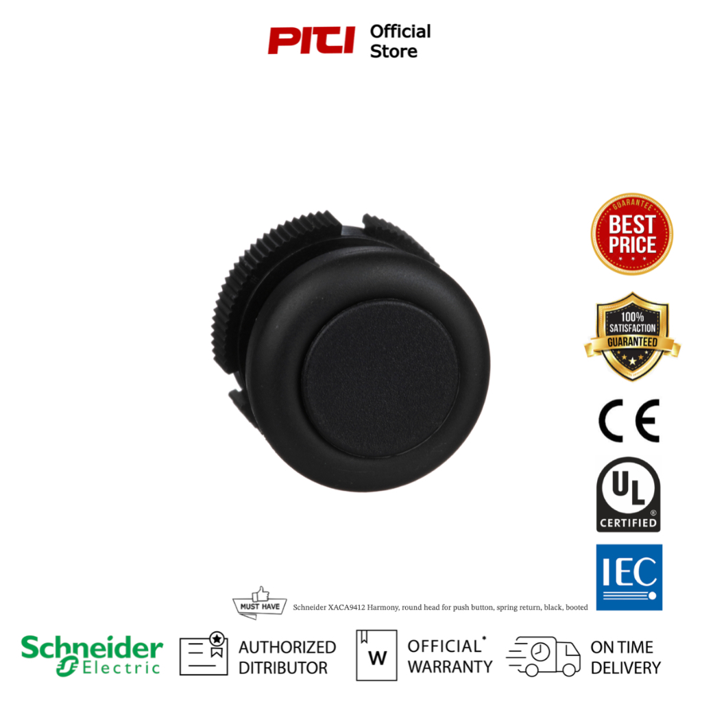 Schneider XACA9412 Harmony, round head for push button, spring return ...