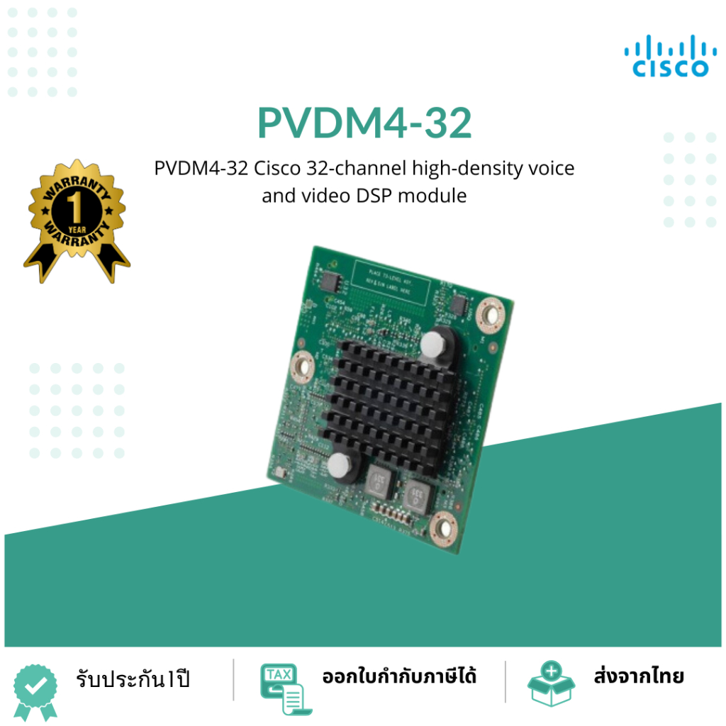 PVDM4-32 Cisco 32-channel high-density voice and video DSP module ...