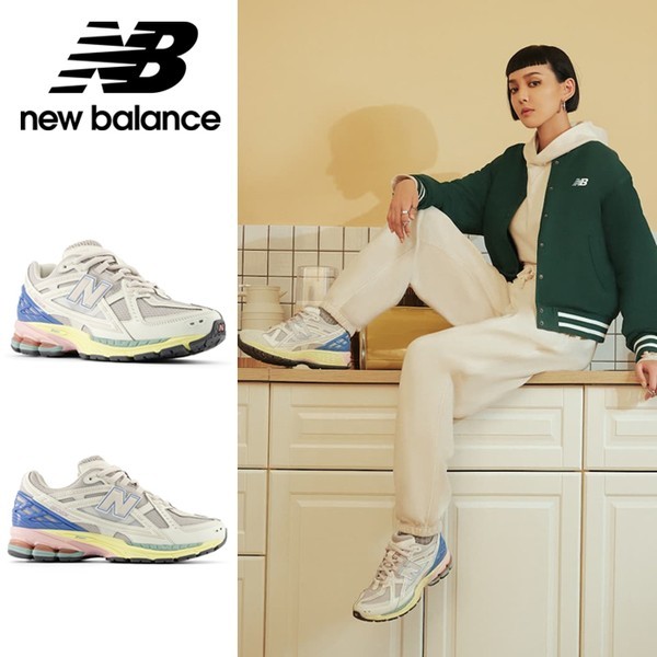 New Balance รองเท้าผ้าใบ รองเท้าแฟชั่น NB ND M 1906 Angora Blue Pink ...