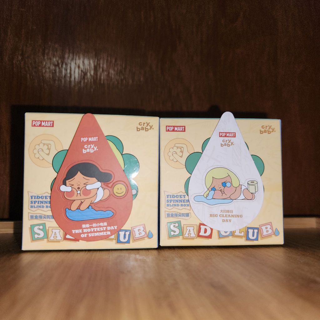 POPMART Crybaby Sad Club Series Fidget Spinner | Shopee Thailand