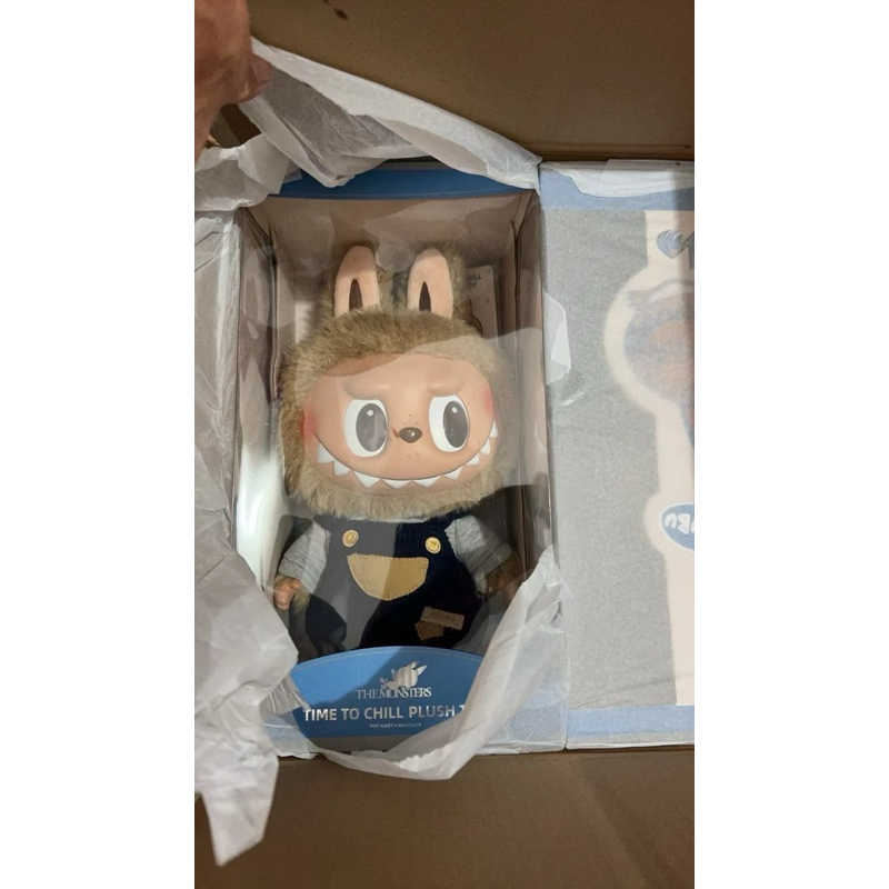 Labubu Time to chill Plush Doll | Shopee Thailand