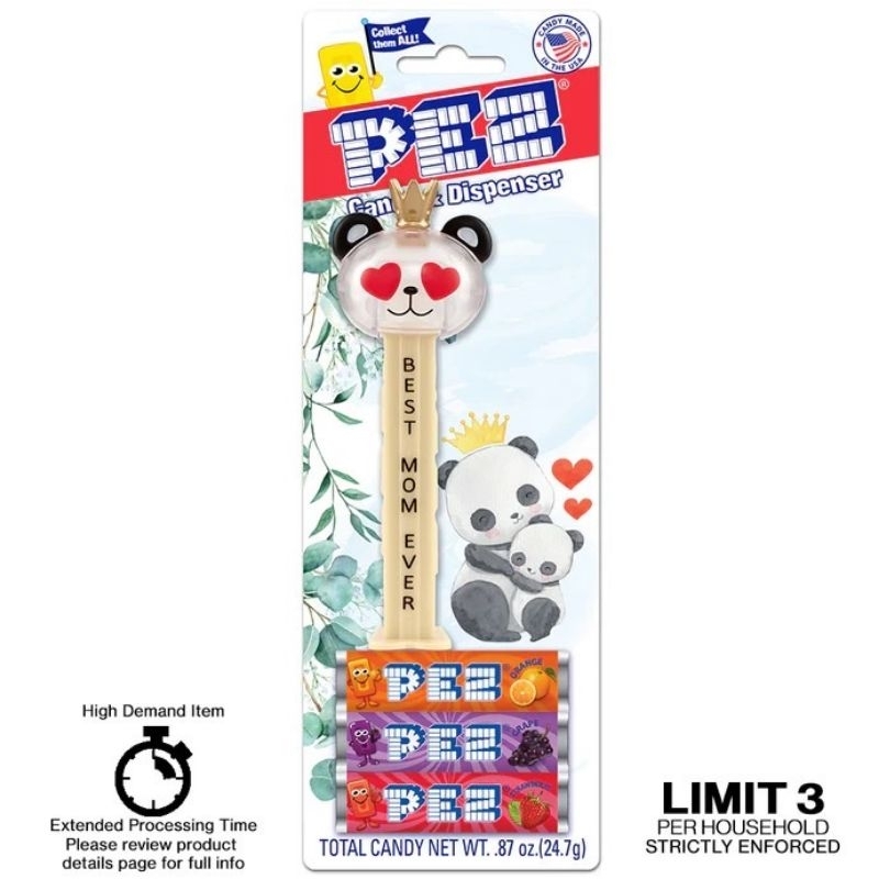 Pez - Crystal Panda Bear ( Best Mom Ever) US version | Shopee Thailand