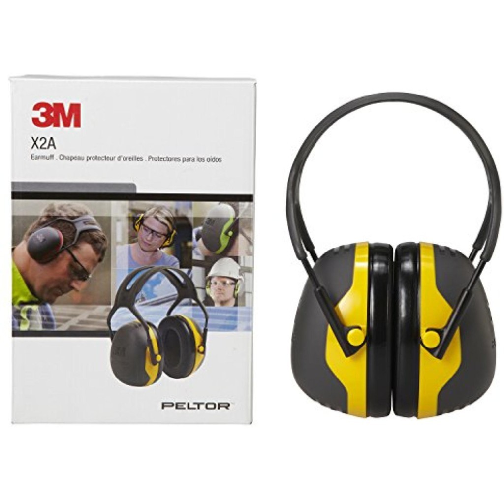 3M X2A , X3A , X4A , X5A ที่ครอบหูลดเสียง แบบคาดศีรษะ PELTOR Earmuffs Over-the-Head | Shopee ...