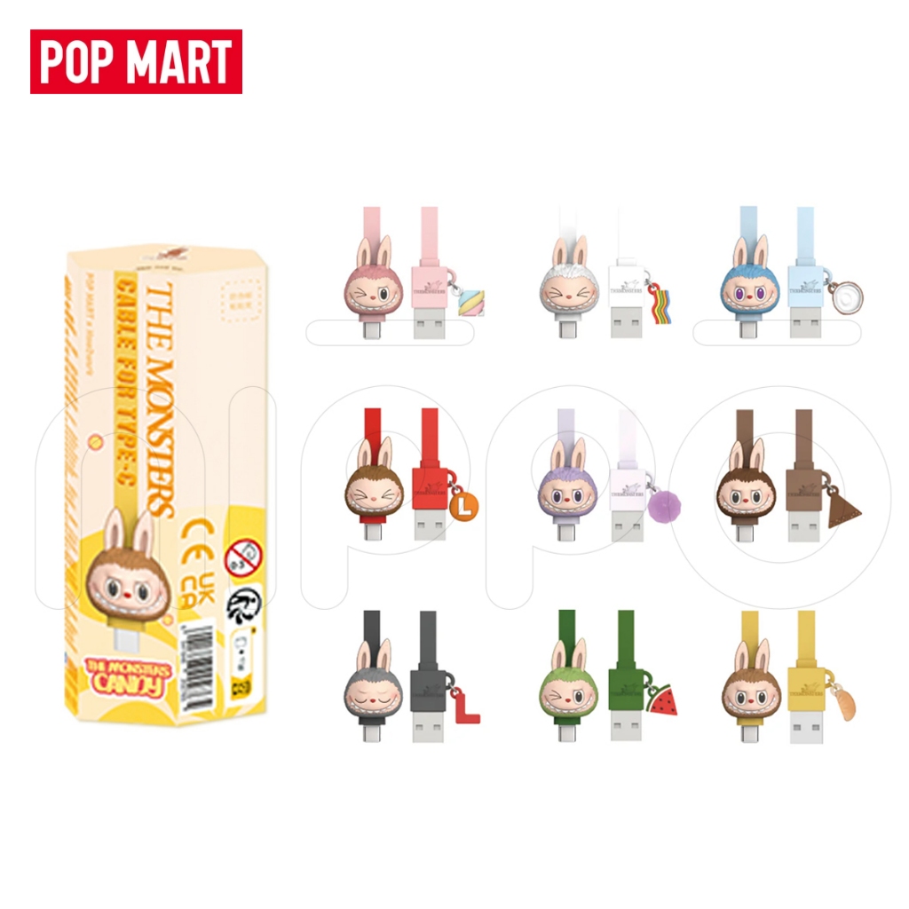 POPMART : พร้อมจัดส่ง สายชาร์จ USB TYPE-C The Monsters Labubu Candy ...