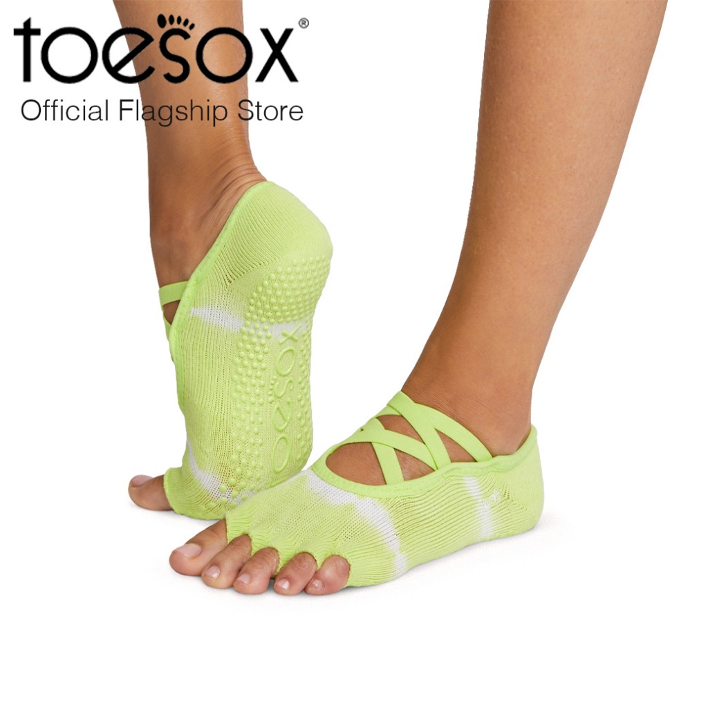 [New Spring 2024] ToeSox Grip Half Toe Elleโทซอคส์ ถุงเท้ากันลื่น เปิด ...